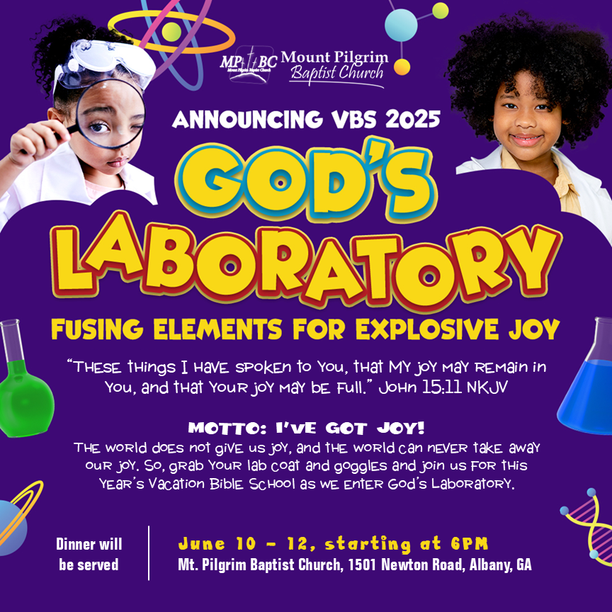 Vacation Bible School 2025 – Mount pilgrim Baptist Church